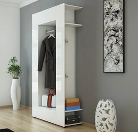 Casarredo - Komfort nábytek Předsíňová stěna MATS bílá/bílý lesk