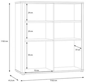 Regál OGAI 120 cm