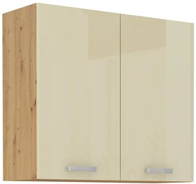 Kuchyňská skříňka Artisan 80 G-72 2F Barva dvířek krémová lesk