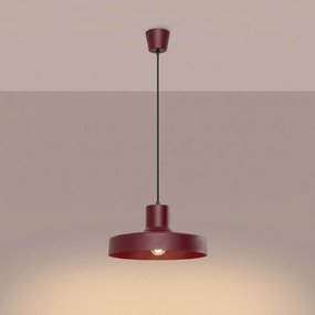 Sollux Lighting Závěsné svítidlo BILO bordó