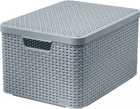 Curver Style Organizér s víkem 30 l šedá / 24.8 x 44.5 x 33 cm