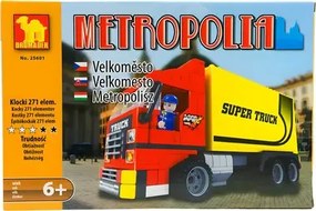DROMADER Stavebnice Velkoměsto / Nákladní auto / 271 dílků / Plast / o