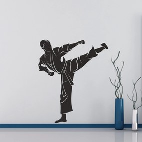 Samolepka na zeď - Karatista (50x60 cm) - PopyDesign