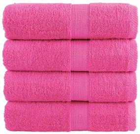 Prémiové mycí utěrky SOLUND 4 ks růžové 30x30 cm 600 g/m² 137516