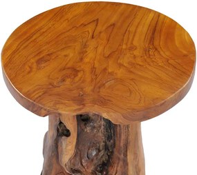 Konferenční stolek 40 x 40 cm masivní teakové dřevo 281653