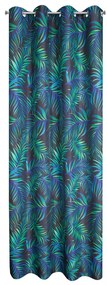 ZÁVĚS NA KROUŽCÍCH PALMS 01 140X250 CM VZOROVANÁ