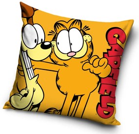 Povlak na polštářek Garfield a kamarád Odie