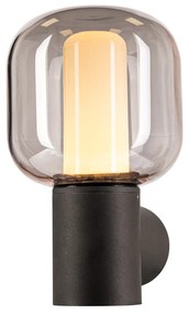 SLV 1004678 Ovalisk, venkovní nástěnné svítidlo, LED 9W 3000/4000K, antracit, výška 28cm, IP65