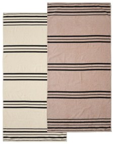 Béžová plážová osuška 75x150 cm Banded Stripe – Catherine Lansfield