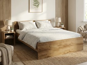 Postel ELISA 120 x 200 cm, dub artisan Matrace: Matrace Coco Maxi 20 cm, Rošt: Bez roštu