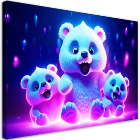 Obraz na plátně, Rozkošný lední medvěd - 100x70 cm