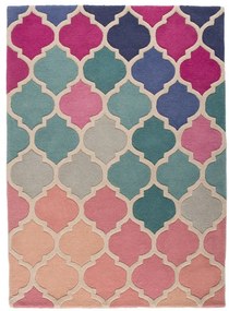 Flair Rugs koberce Ručně všívaný kusový koberec Illusion Rosella Pink/Blue ROZMĚR: 160x230