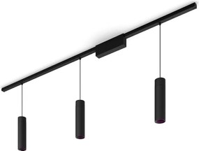 Philips Hue Perifo - Chytré závěsné LED svítidlo, 3 závěsy, černá 929003117101