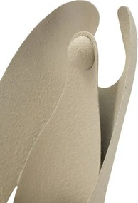 Kovový svícen Angel 37 cm krémový