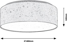 Rabalux Bílé stropní LED svítidlo Otilia 400mm 22W 3308
