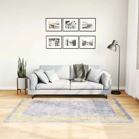 Koberec pratelný 120 x 180 cm šedý 337936