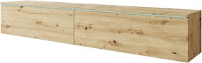 TV stolek LED dub artisan Lowboard D180