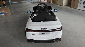 AIYAPLAY Elektrické dětské auto 12V Audi A5L s dálkovým ovládáním, lithiová baterie, 2 motory, dálkové ovládání, růžová