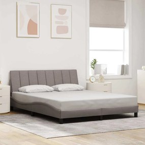 Rám postele bez matrace Hanko taupe 160 x 200 cm textil 3310472