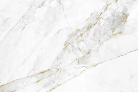 Fototapeta White Gold Marble Texture Pattern Background With High Resolution Design For Cover Book Or Brochure, Poster, Wallpaper Background Or Realistic Business Hladký vinyl 270x180