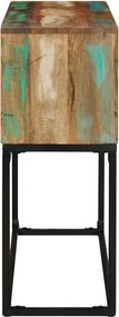 Konzolový stolek 120 x 30 x 75 cm masivní recyklované dřevo 320822