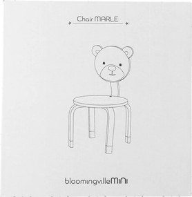 Hnědá dětská židle Marle – Bloomingville Mini