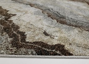 BE Koberec Wenus 7772 GREY - šedý obdélníkový Rozměr: 80x150 cm