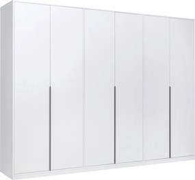 XXXLutz ŠATNÍ SKŘÍŇ S OTOČNÝMI DVEŘMI, bílá, 276/211/53 cm P & B - Šatní skříně - 000885001608