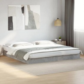 vidaXL Rám postele bez matrace 180x200cm Dřevěné konstrukce [842002] Barva: Betonová šedá