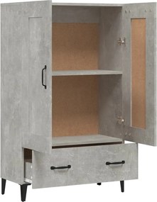 vidaXL Highboard 70 x 31 x 115 cm kompozitní dřevo [812577] Barva: šedá sonoma