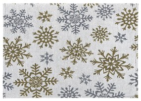 Dakls Prostírání Snowflakes bílá, 33 x 48 cm
