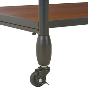 vidaXL Konferenční stolek s poličkou 120 x 60 x 40 cm masivní jedle [247618]
