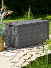 Zahradní úložný box Hill 280 L antracitový