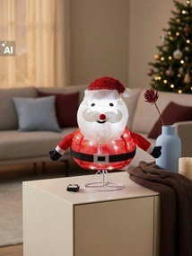 Sinsay - Vánoční LED lampička ve tvaru Santa Clause - červená
