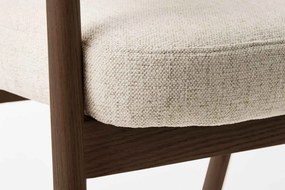 Designová jídelní židle Jacqueline kouřový dub