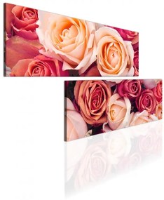 Malvis ® Atypický obraz Růže Velikost (šířka x výška): 180x90 cm