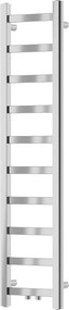 Mexen, koupelnový radiátor Mexen Bolt 1200 x 300 mm, 189 W, chrom - W126-1200-300-00-01