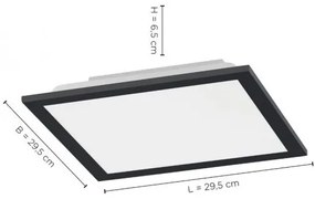 Leuchten Direkt 14754-18- LED Stmívatelné stropní svítidlo FLAT LED/20W/230V +DO