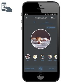 Průmyslové chytré venkovní stropní svítidlo černé vč. 2 WiFi ST64 - Rotterdam