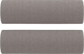 3dílná sedací souprava s polštáři taupe textil 3201631