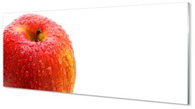 akrylový obraz Kapičky vody na jablko 120x60 cm