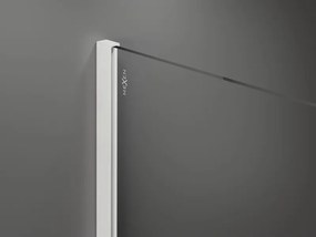 Mexen Kioto, Walk-In sprchová zástěna 60 x 200 cm, 8mm čiré sklo, bílý profil, 800-060-101-20-00