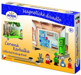 Detoa Dětské divadlo magnetické - Červená Karkulka