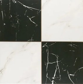 Dlažba Realonda Chess marquina 44x44 cm mat CHESSMA