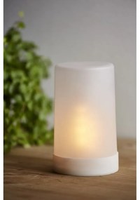 Bílá LED světelná dekorace Star Trading Flame Candle, výška 14,5 cm