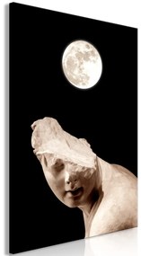 Obraz - Moon and Statue (1 Part) Vertical