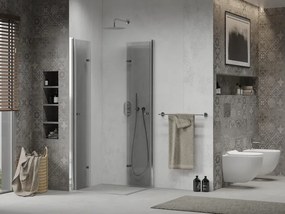 Mexen Lima Duo sprchový kout 80 x 80 cm, 6mm sklo, čiré sklo/chromový profil, 856-080-080-02-00