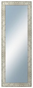 DANTIK - Zarámované zrcadlo - rozměr s rámem cca 50x140 cm z lišty TRITON široký stříbrný (2950)