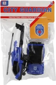 TEDDIES Sada auto a vrtulník záchranných složek / Sada hraček / Plast