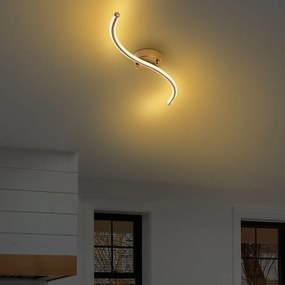LED stropní svítidlo ve zlaté barvě 10x67 cm Yilan – Opviq lights